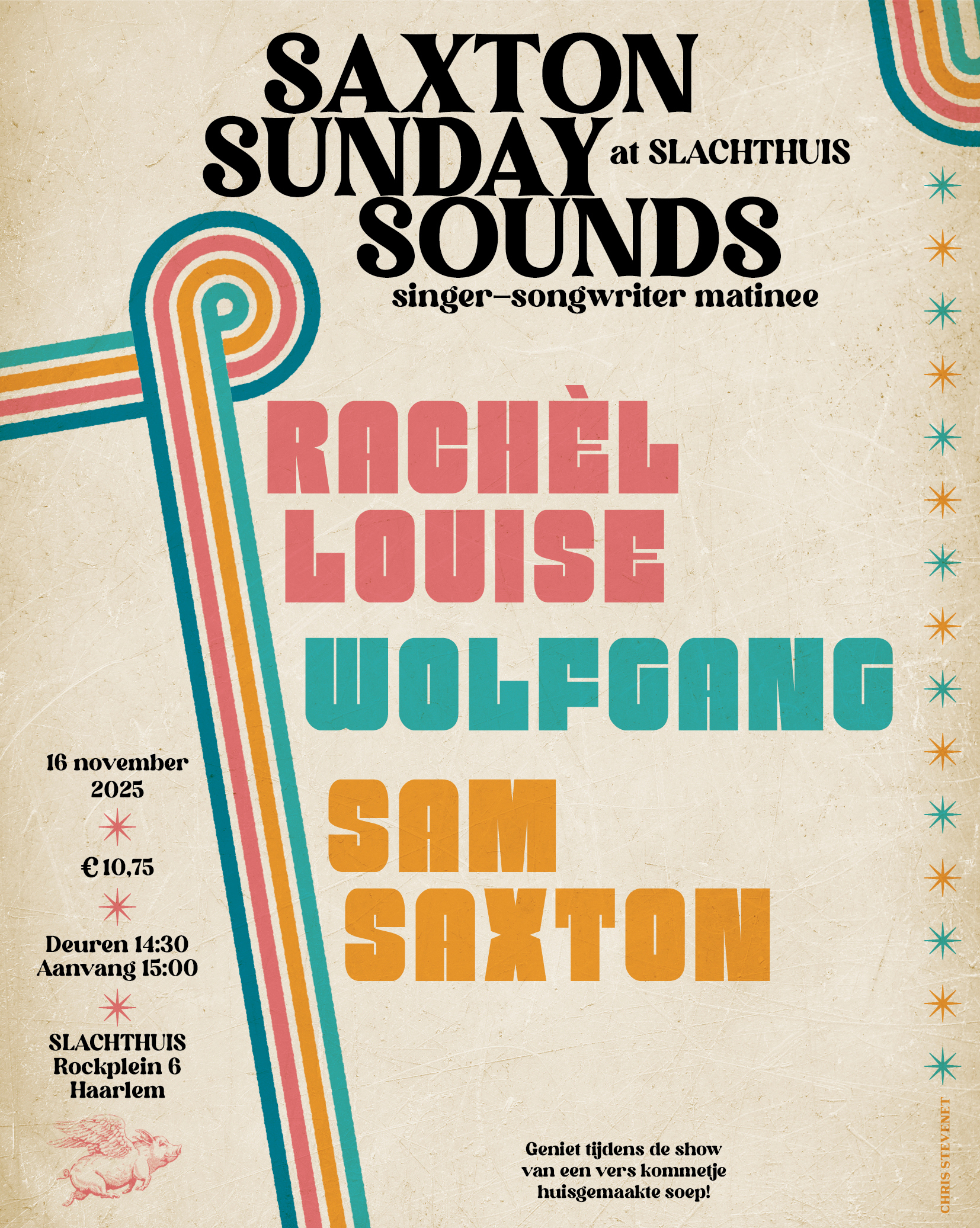 Saxton Sunday Sounds – Willems Webstek